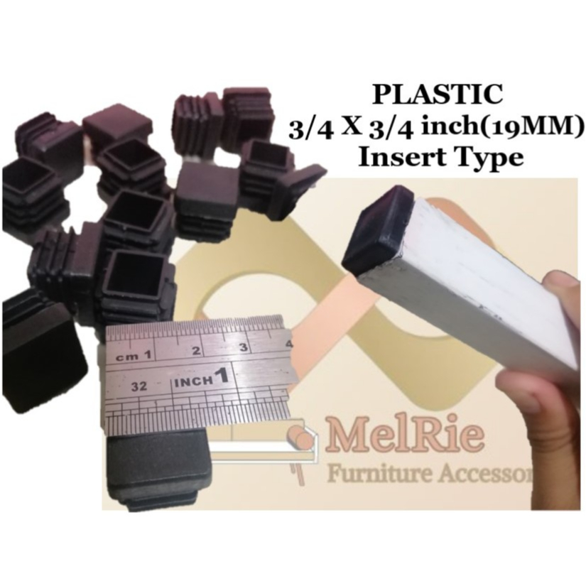 PLASTIC 3/4 X 3/4 inch (19MM) Insert Type Footing for Tubular | Shopee ...