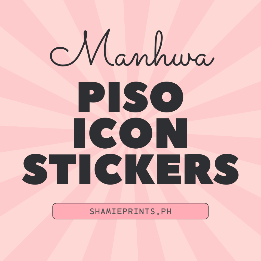 MANHWA PISO ICON STICKERS | Shopee Malaysia