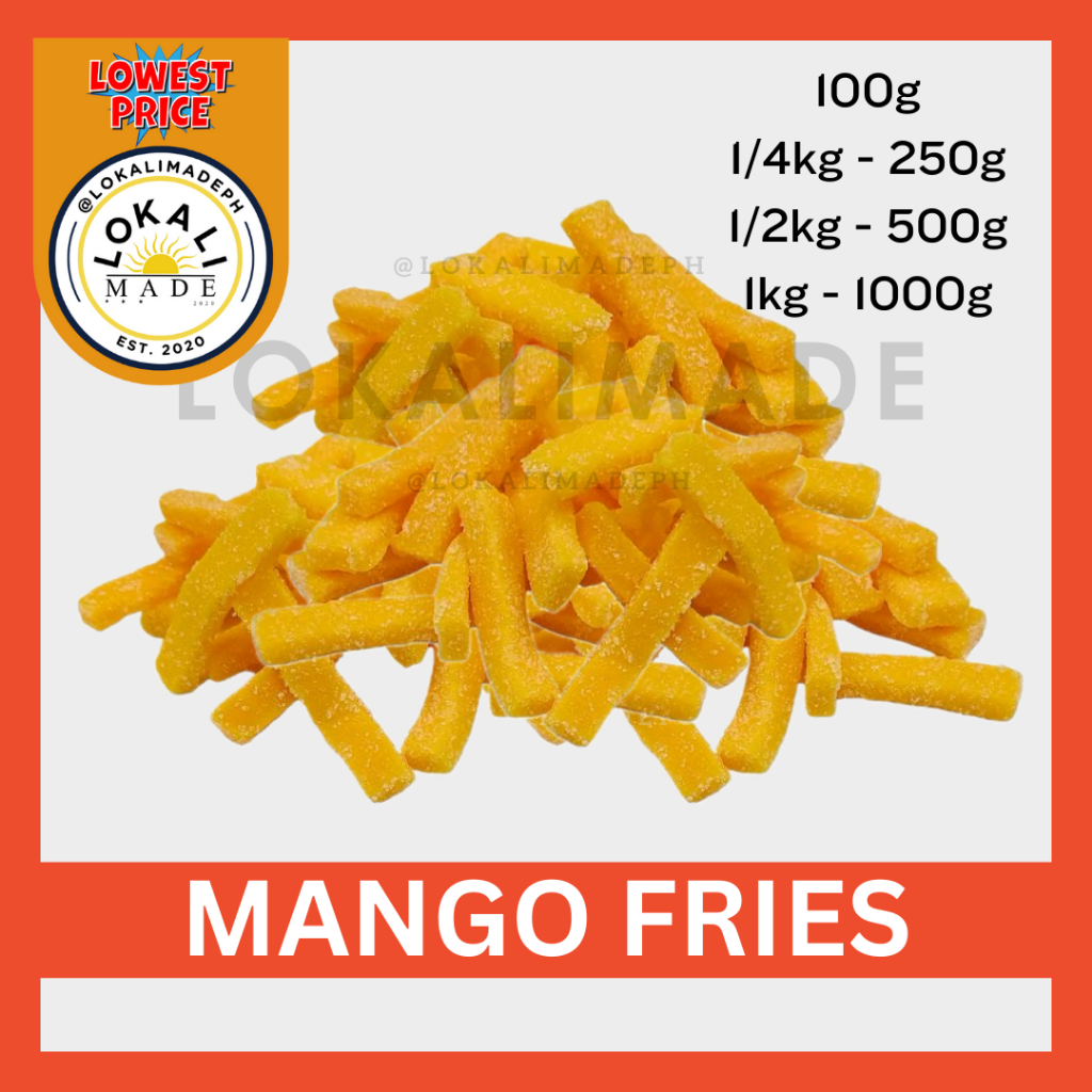 GUMMY Mango Fries per Kilo / Gummy Candies / Kutkutin Candies and ...
