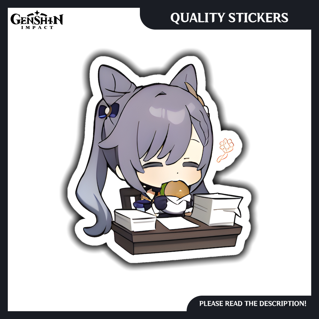 Keqing KFC Collab - Genshin Impact Emoji Stickers | Shopee Malaysia