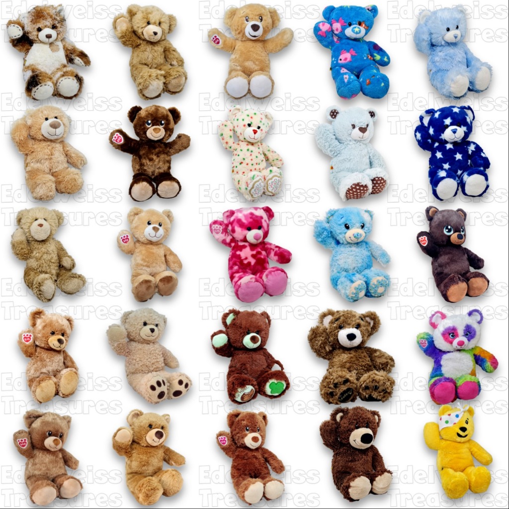 Build-A-Bear BAB Bear3 Stuffed Toy Preloved Collection | Shopee Malaysia