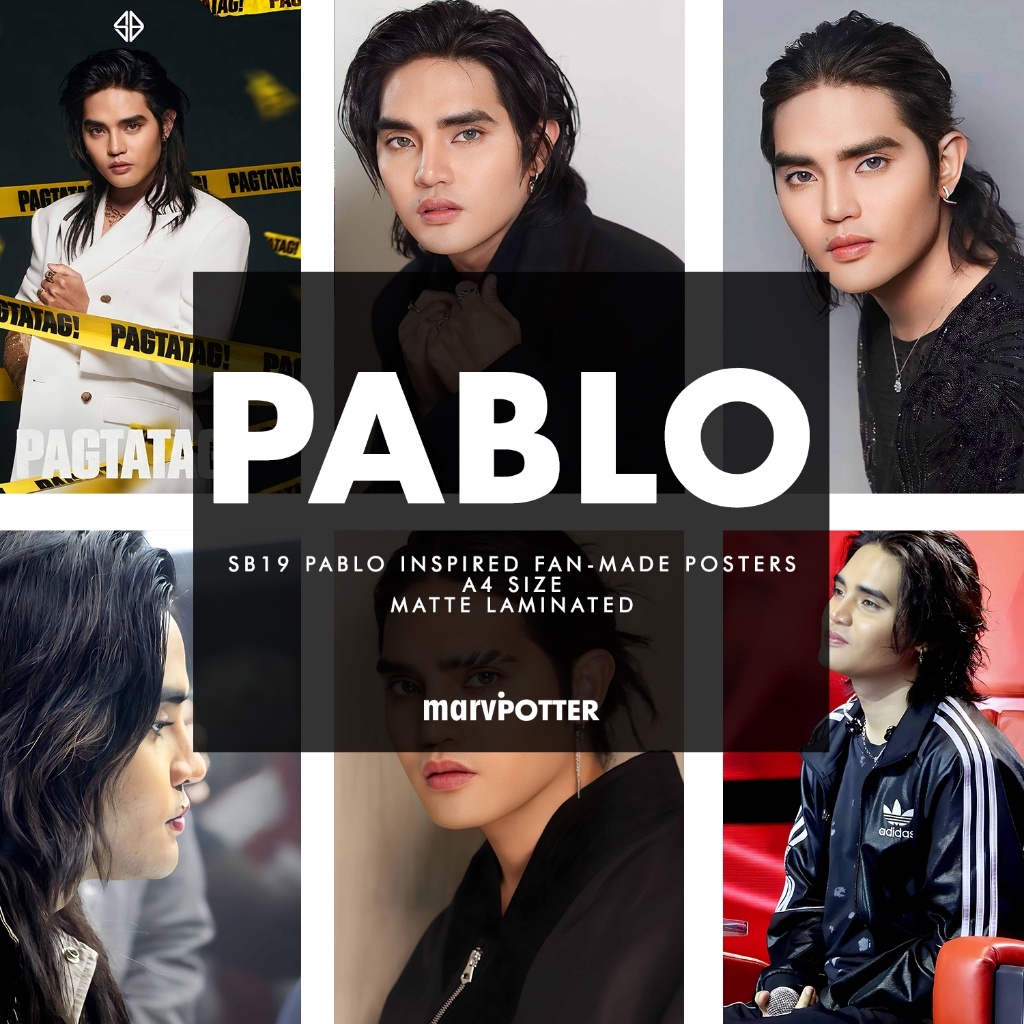 SB19 Mahalima PABLO PHOTO A4 Photo Poster Matte Laminated (250GSM) FAN ...