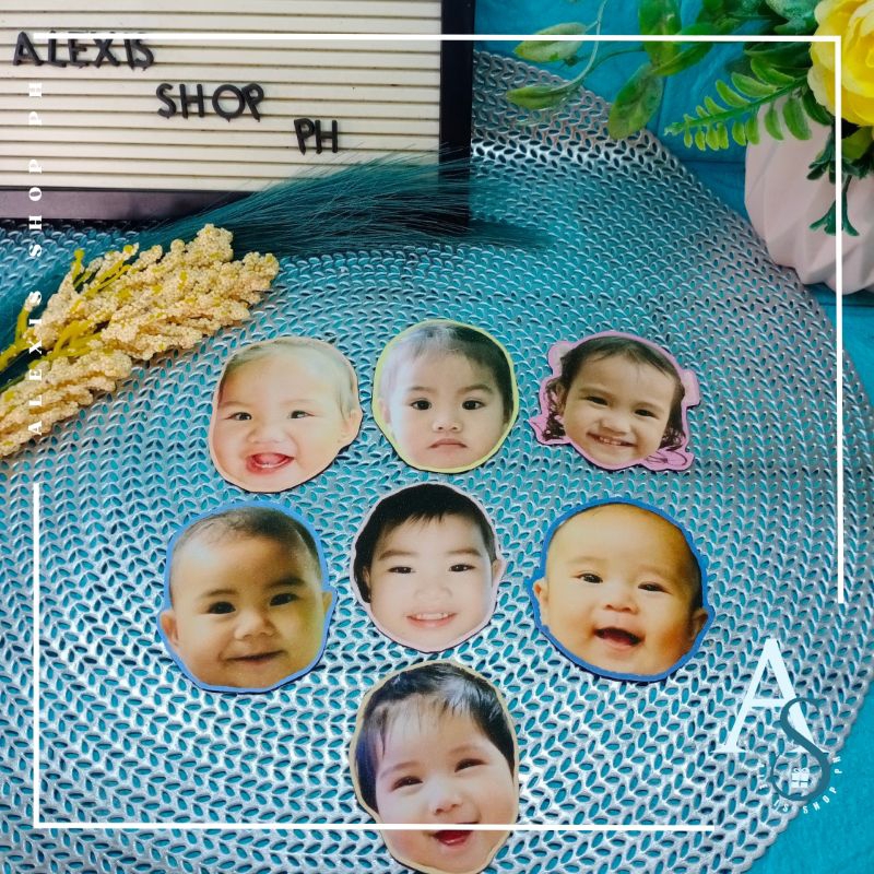 Face Cut Out Ref Magnet Souvenir | Birthday | Baptism | etc | Shopee ...