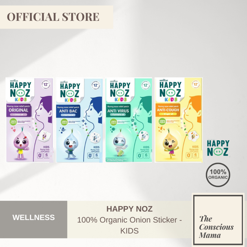 HAPPY NOZ - Organic Onion Stickers for Kids | Shopee Malaysia