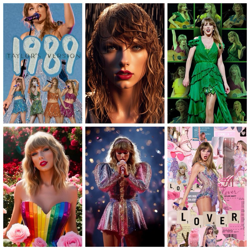 Taylor Swift Theme Photo wall decor A4 Size Laminated | Shopee Malaysia