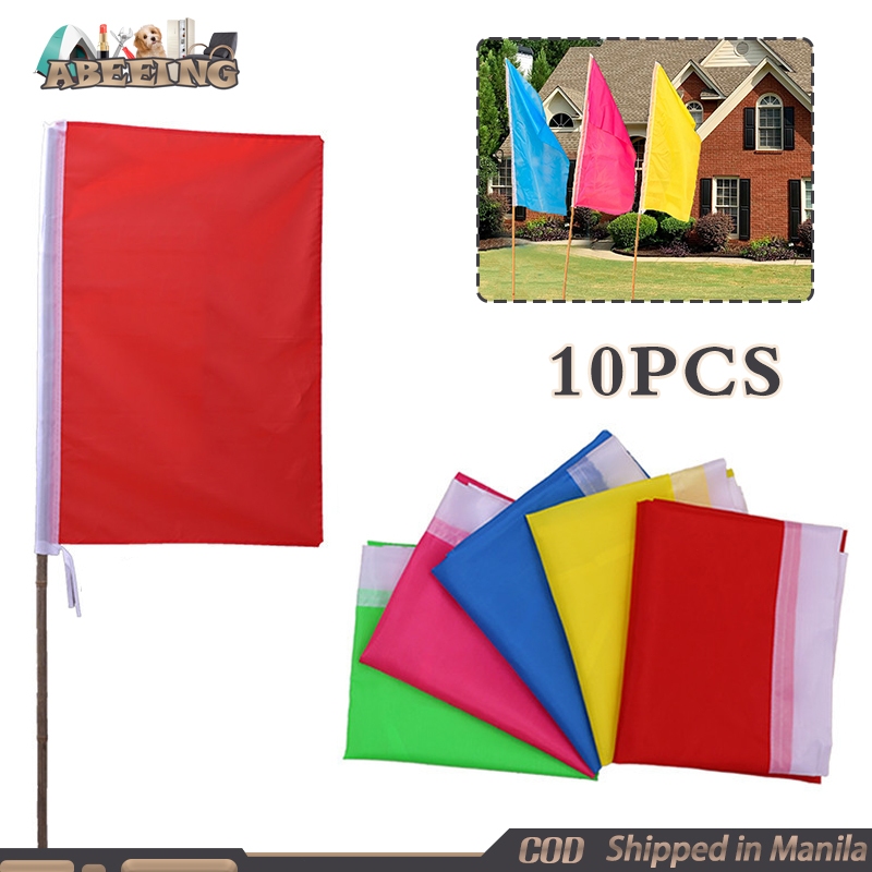 10Pcs Colour Flag 5 Color Outdoor Party Supply Flag 70x110cm for ...