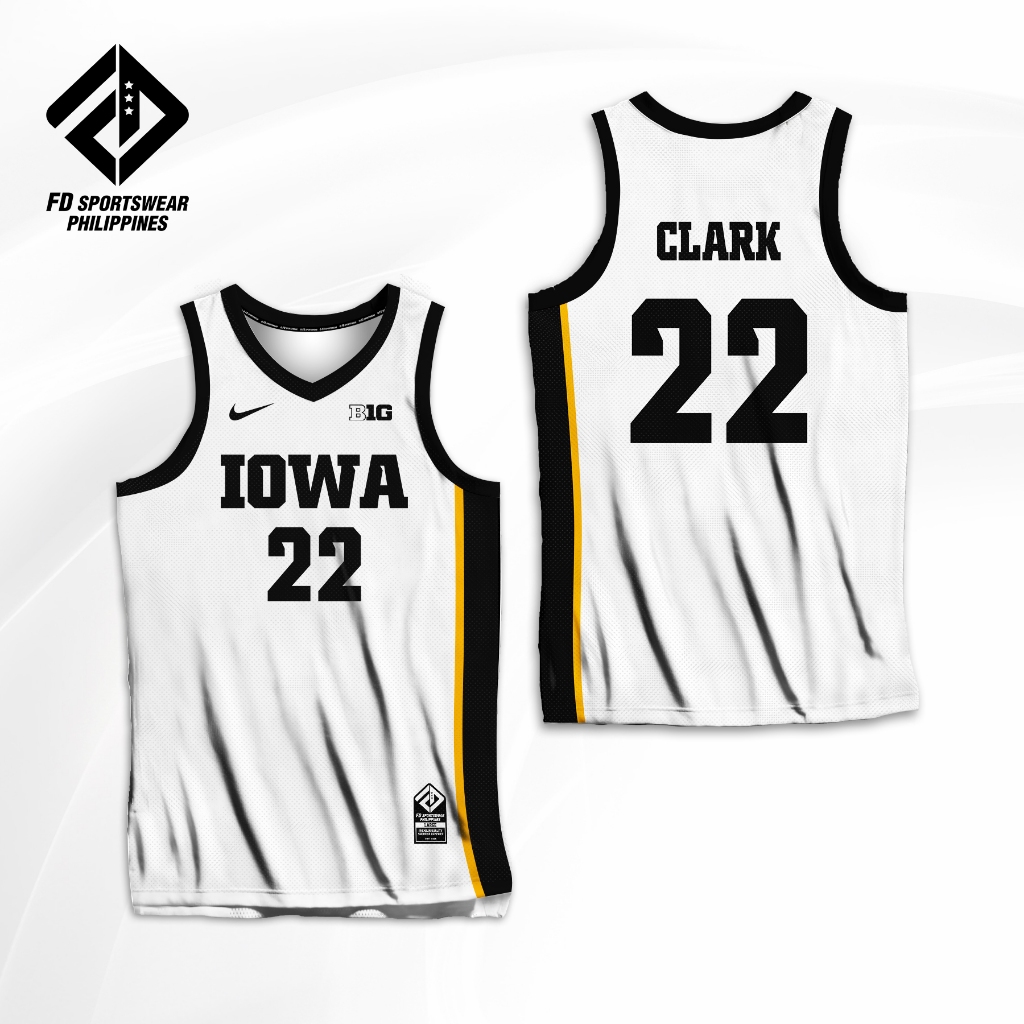 CAITLIN CLARK 22 IOWA FULL SUBLIMATED JERSEY | Shopee Malaysia