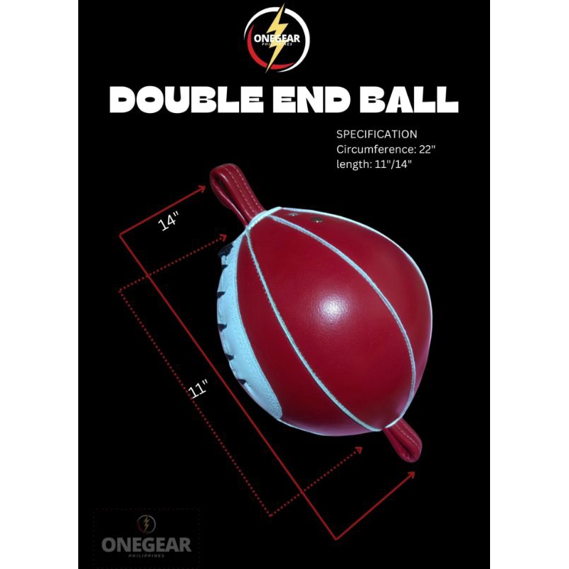 Boxing Double End Ball-Bouncing Ball (Cowhide Leather) | Shopee Malaysia