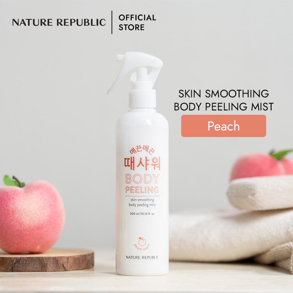 Nature Republic Skin Smoothing Body Peeling Mist (Peach) | Shopee Malaysia