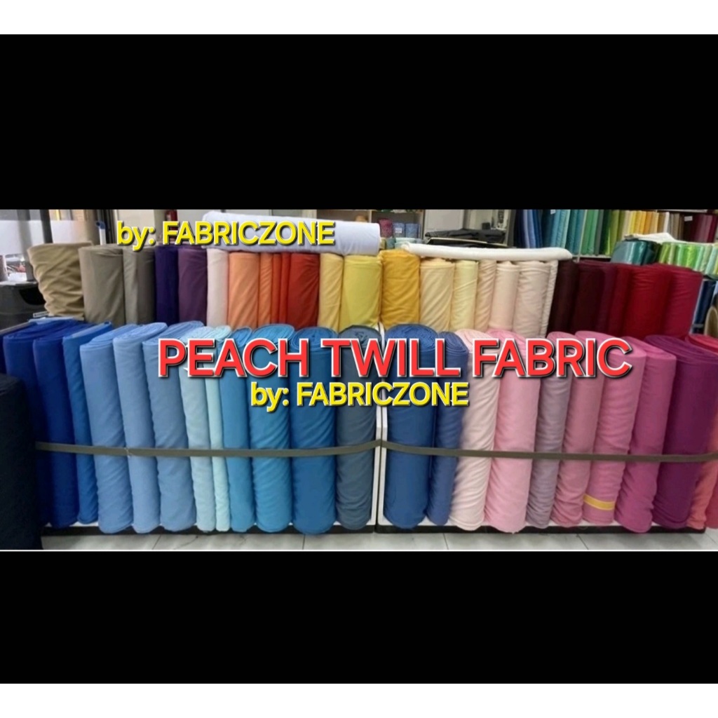 Peach Twill Fabric (sold per yard) | Shopee Malaysia