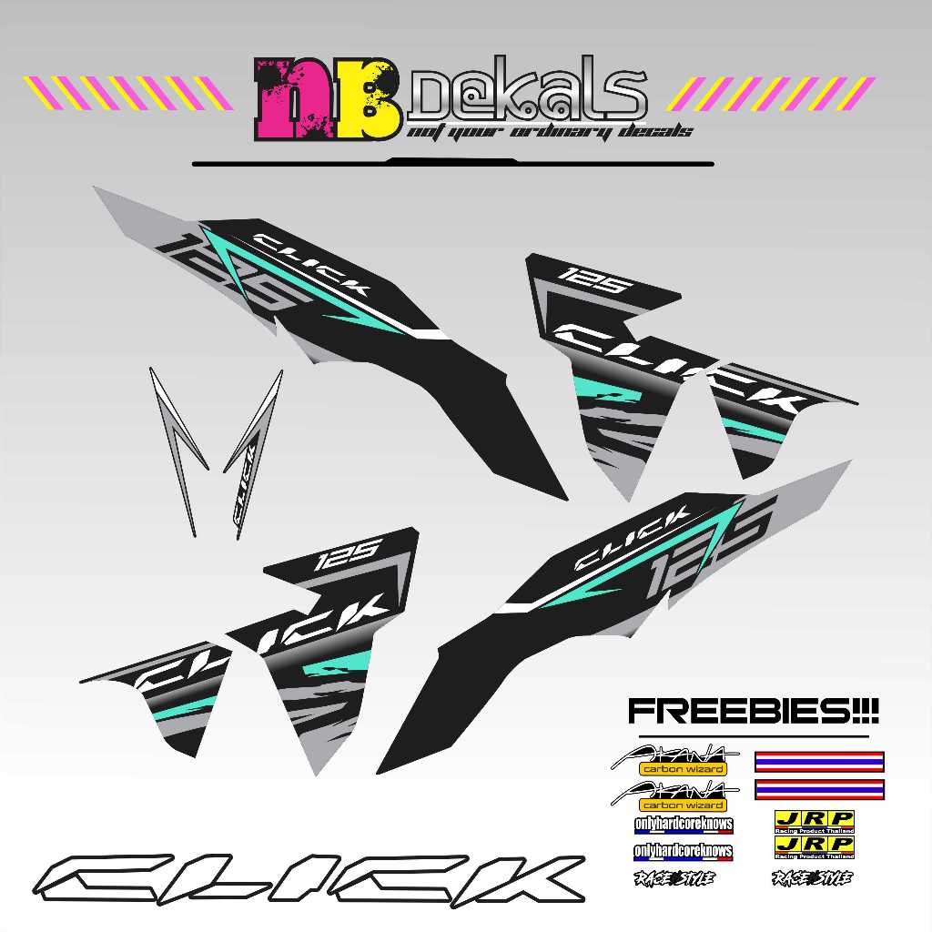 HONDA CLICK V3 CAMOUFLAGE DECALS | Shopee Malaysia