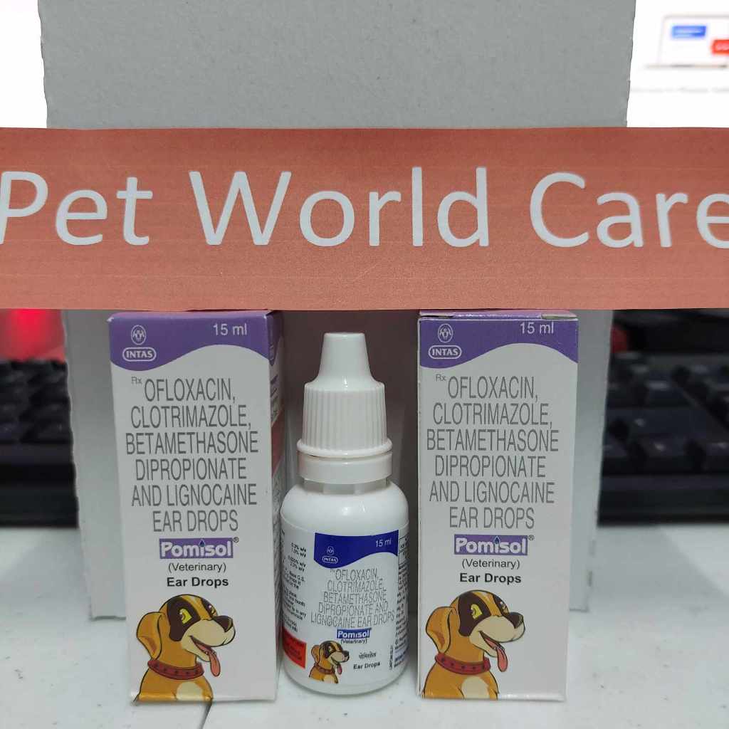 Pomisol Vet Ear Drops good to Clean And Hygiene of your cats dogs ...