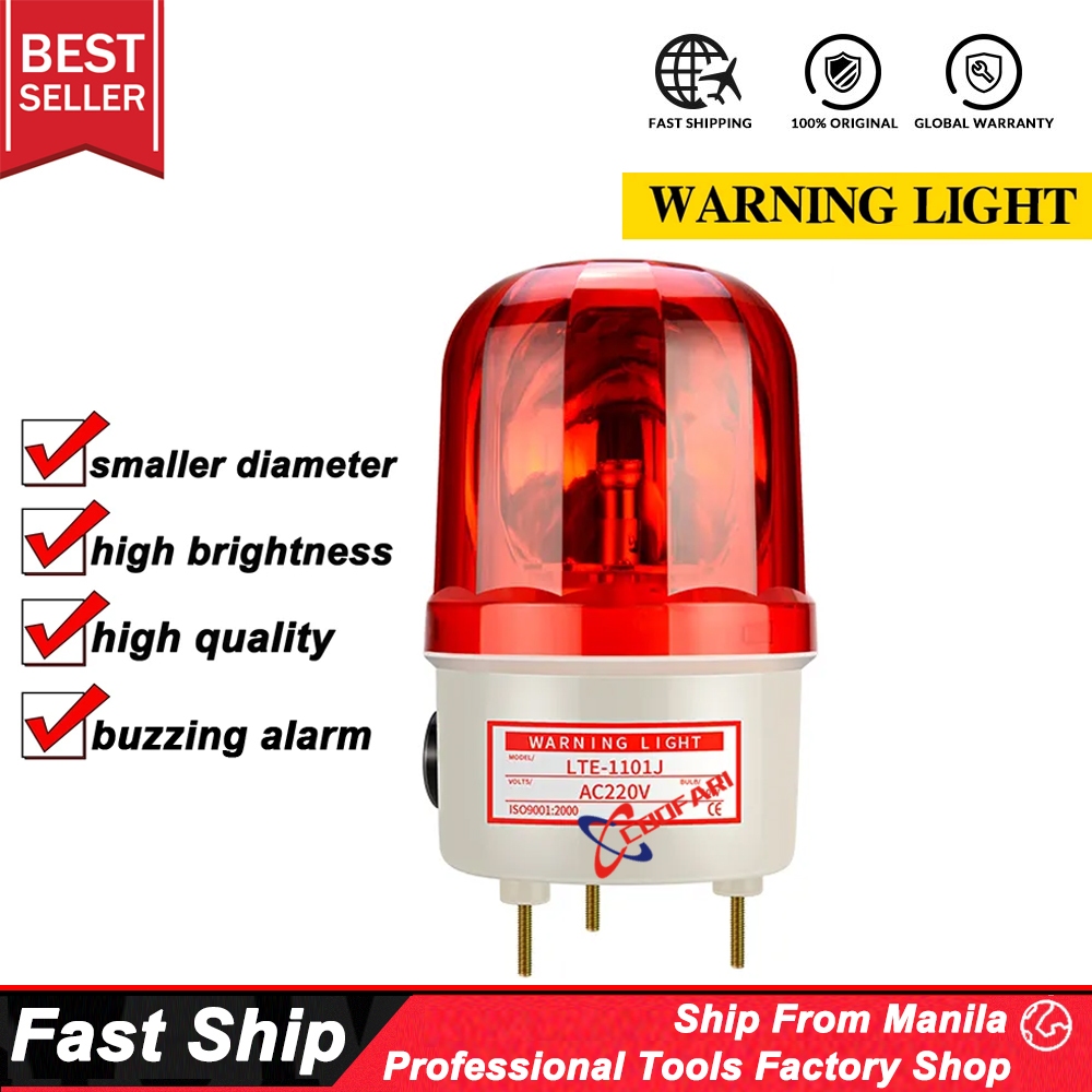 LED Strobe Signal Warning Buzzer Light Warning Lamp Sound Indicator ...
