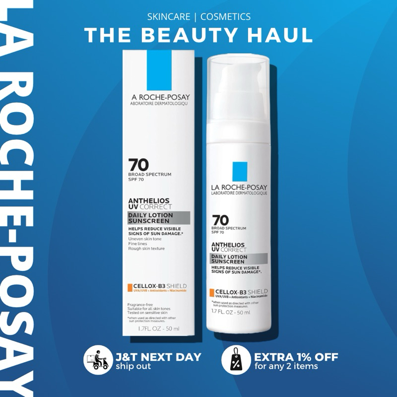 La Roche-Posay Anthelios UV Correct Daily Anti-Aging Sunscreen SPF70 ...