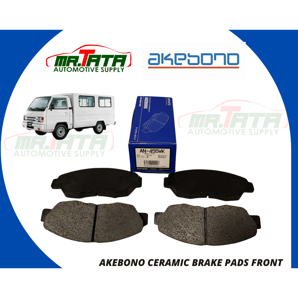 Akebono Brake Pads FRONT for Mitsubishi L300 2010 to 2024 (AN-455wk ...