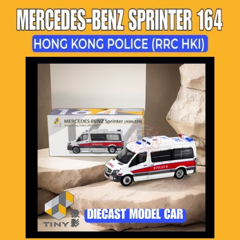Collectibles Tiny City No.164 Mercedes-Benz Sprinter HK Police (AM6328) (RRC HKI) | Shopee Malaysia