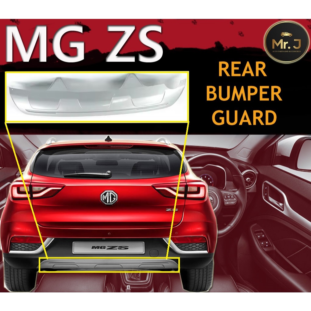 MG ZS REAR BUMPER GUARD PAINTED AND UNPAINTED | Shopee Malaysia
