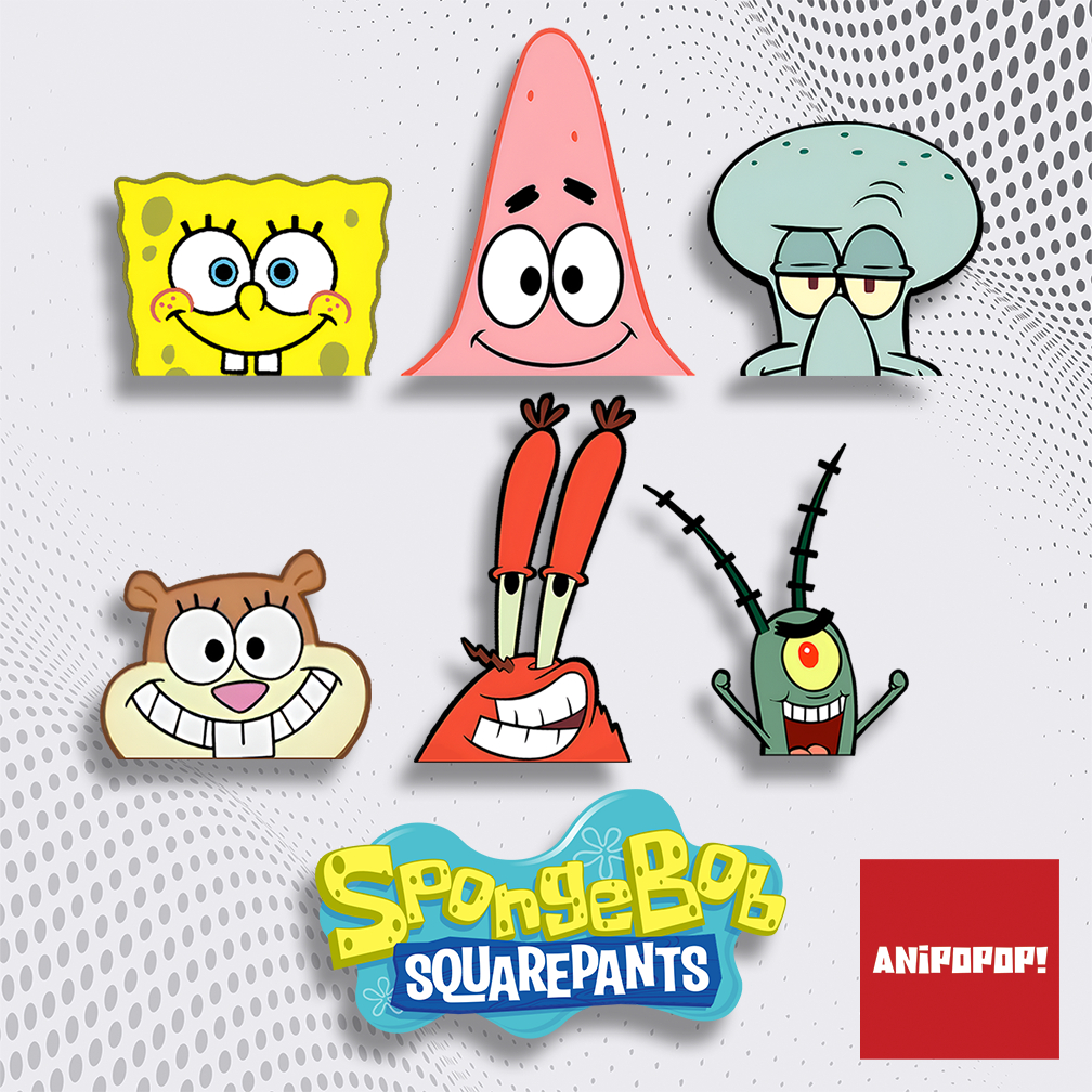 Spongebob Peeker Stickers for tumblers, motorcycles, laptops, and more ...