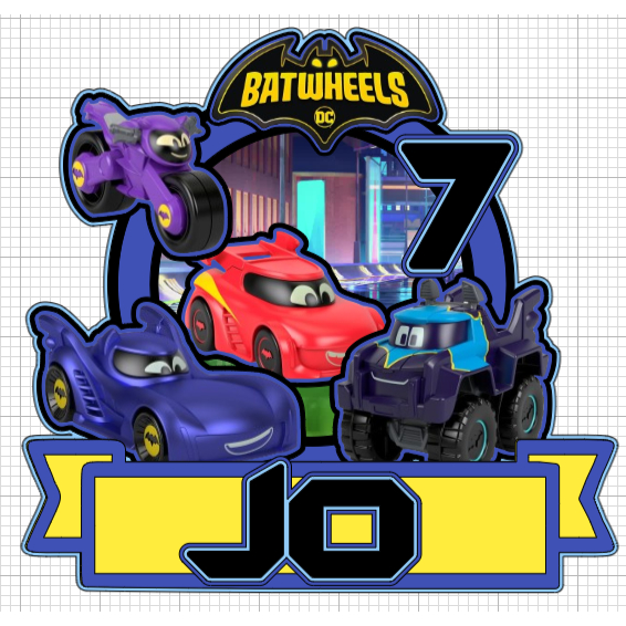 Customized Batwheels Cake Topper | Shopee Malaysia