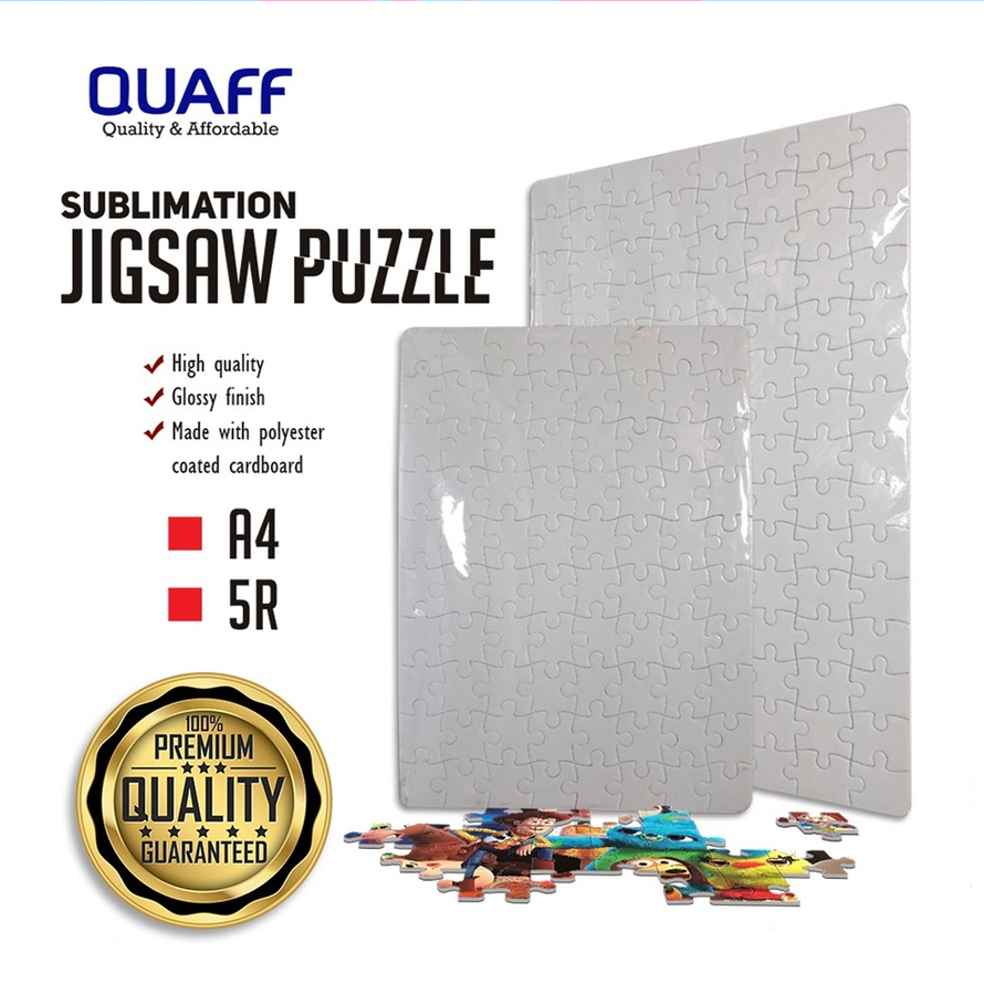 A4 / 5R Size Sublimation Printable Plain Jigsaw Puzzle l XPD | Shopee ...