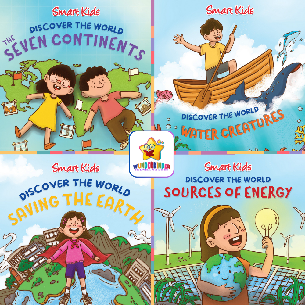 WKETB SMART KIDS DISCOVER THE WORLD (WATER CREATURES, 7 CONTINENTS ...