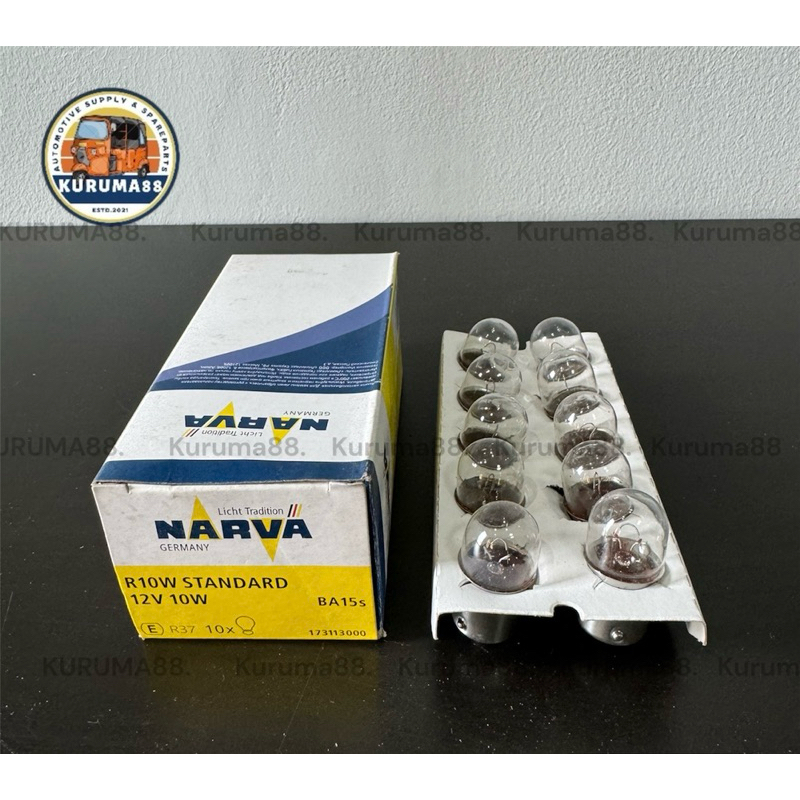 NARVA AUTO BULB SINGLE CONTACT MEDIUM 12V (10W) | Shopee Malaysia