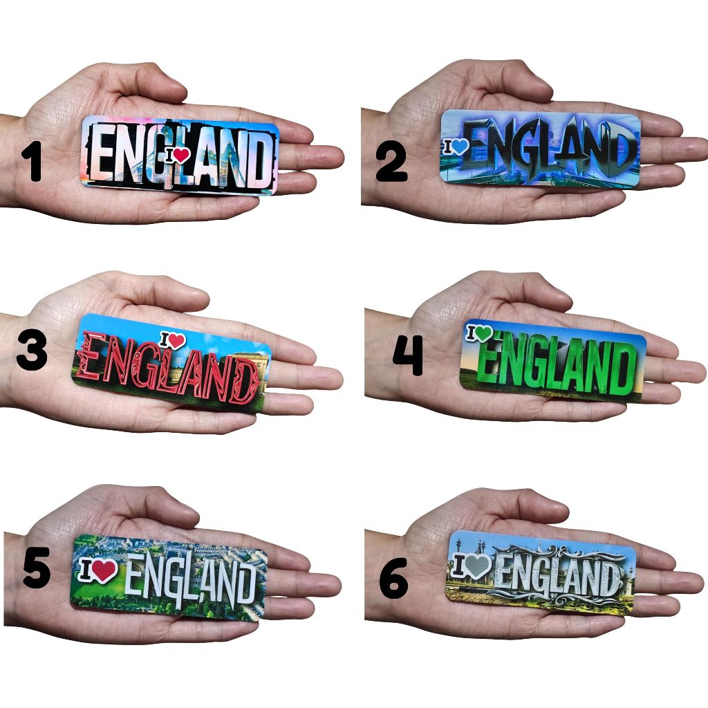 ENGLAND RECTANGLE DESIGN RUBBER REF MAGNET | Shopee Malaysia
