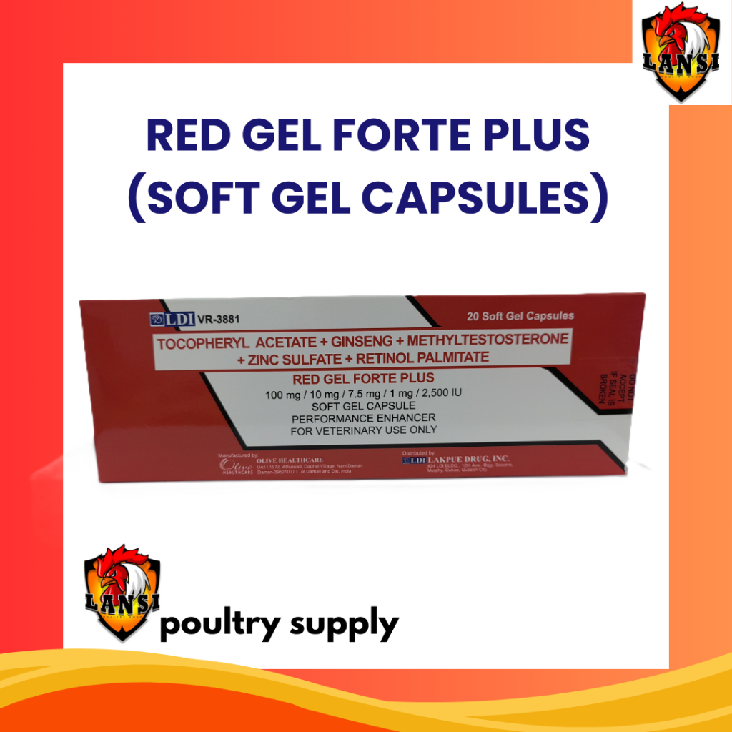 Red Gel Forte Plus - 20 Capsule/Box | Shopee Malaysia