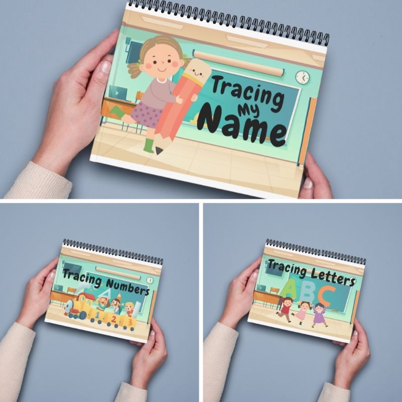 TRACING NOTEBOOK for KIDS (names, letters and numbers) | Shopee Malaysia