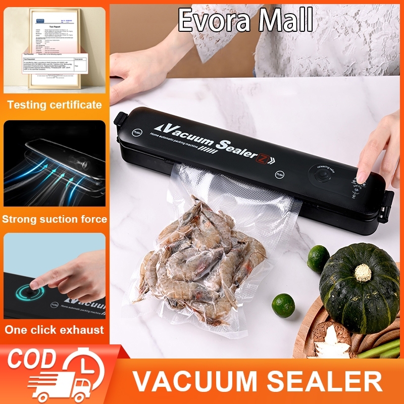 Food Sealer Portable Vacuum Packing Machine Home Automatic Food Vacuum Sealer Machine | Shopee ...
