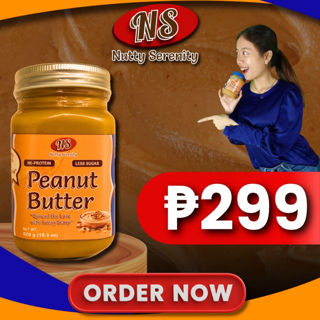 NUTTY SERENITY Peanut Butter Spread Glass Jar Less Sugar High Protein 580g | Shopee Malaysia
