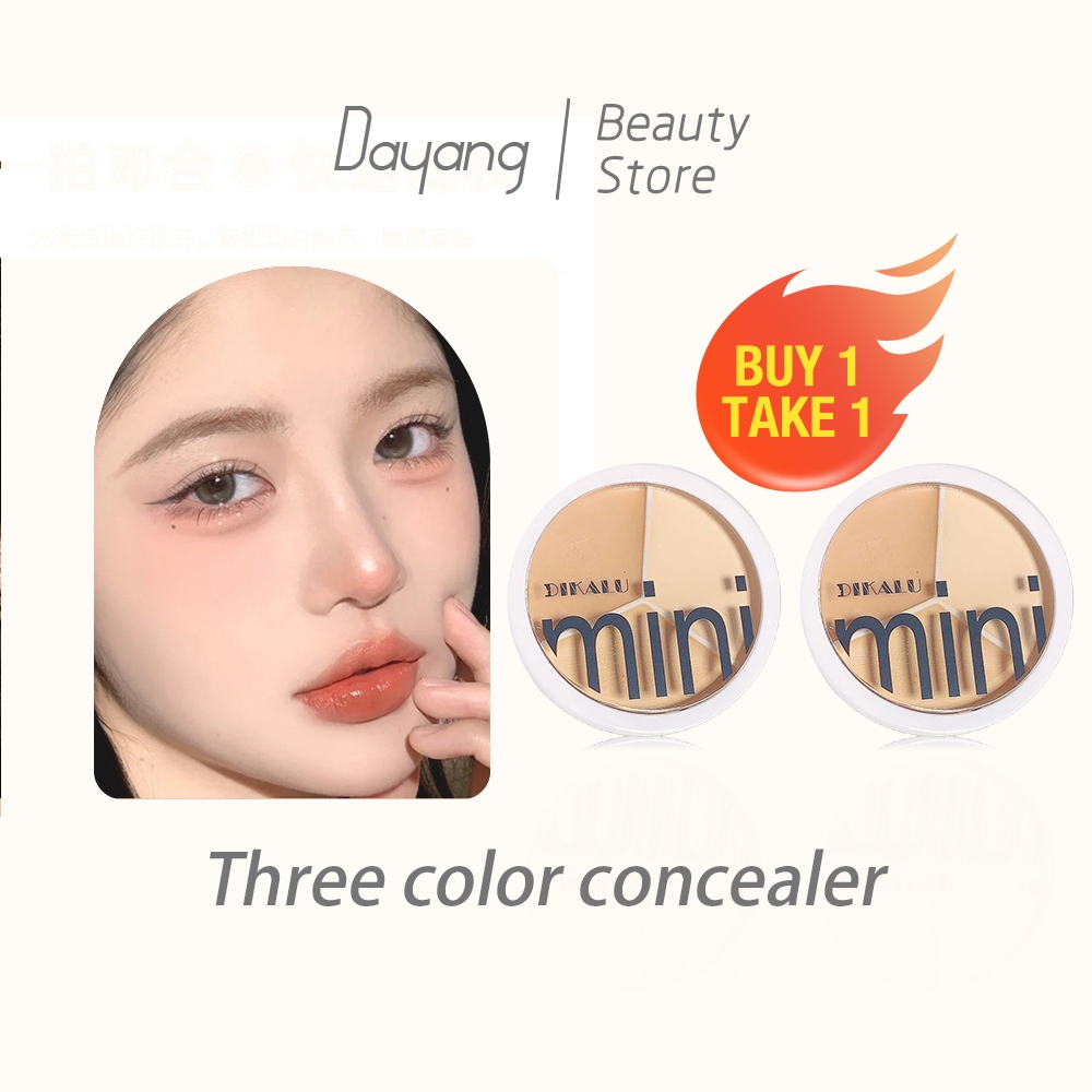 3 Colors Concealer Concealer Palette Cover Face Spots Acne Marks Dark ...