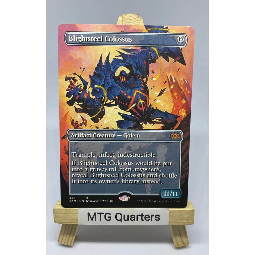 MTG Proxy Card - Blightsteel Colossus (Borderless) | Double Masters ...