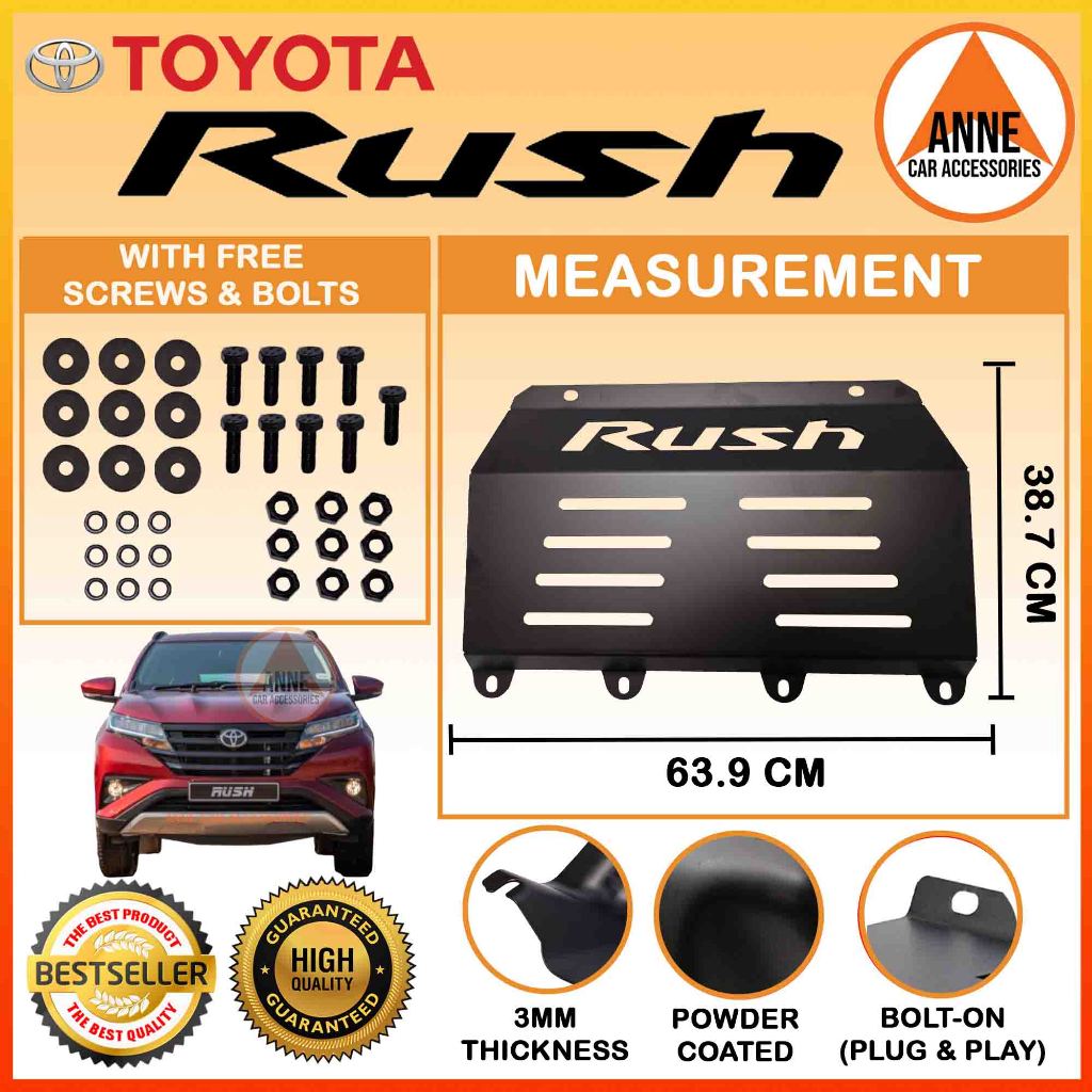 Skid Plate for Toyota Rush 2018 2019 2020 2021 2022 2023 2024 2025 ...
