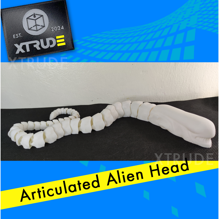 Articulated Alien Head 3d-Printed Toy Decoration | Shopee Malaysia