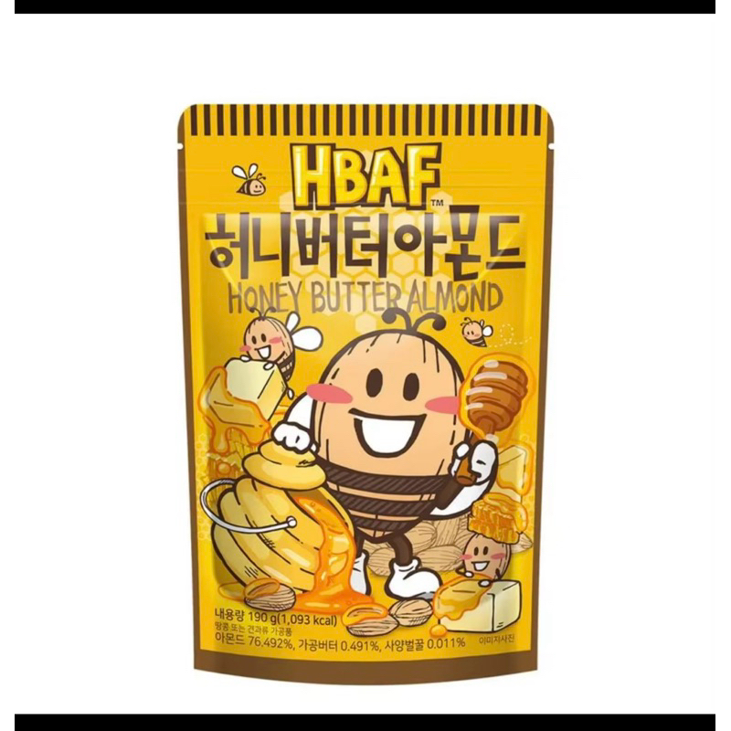 HBAF Honey Butter Almond 190g (Exp: August 2025) | Shopee Malaysia