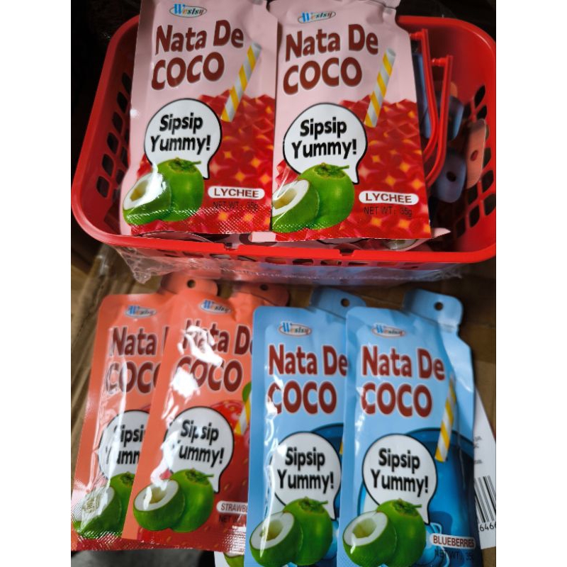 NATA de Coco fruit juice flavor 30 pcs/tray| Lootbag Filler, Paninda ...