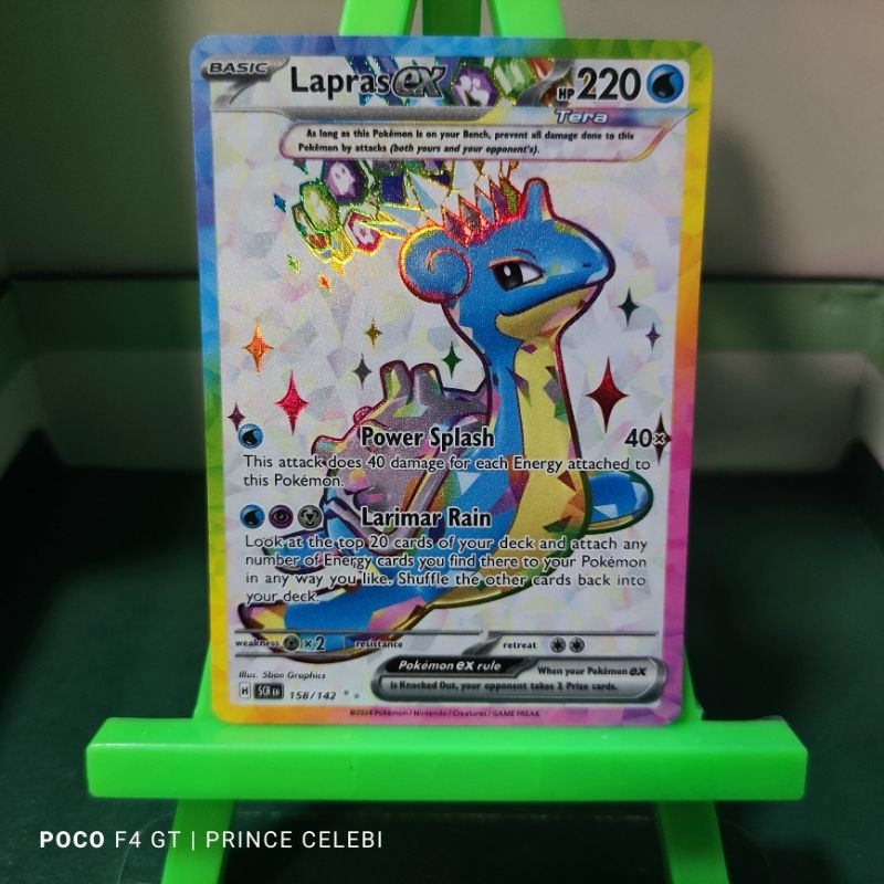Pokemon TCG - Lapras ex Full Art Tera | Shopee Malaysia