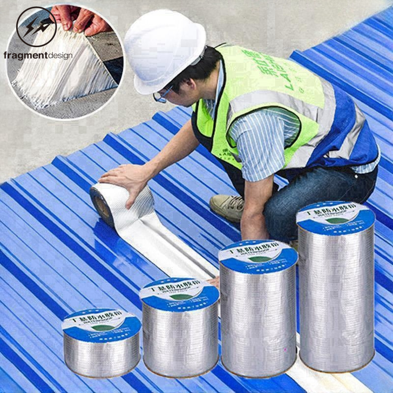 Aluminum Foil Butyl Waterproof Tape For roof leak Roof Sealant Wall ...