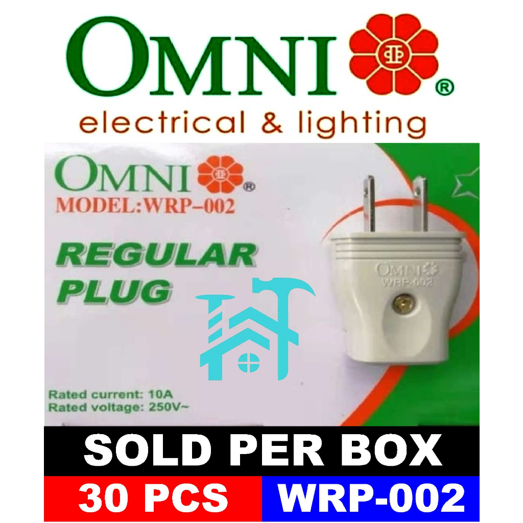 OMNI REGULAR PLUG 10A WRP-002 SOLD PER BOX | Shopee Malaysia