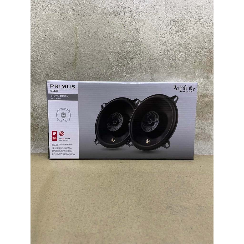INFINITY PRIMUS 503F 5-1/4” ( 130MM ) 2-WAY COAXIAL CAR SPEAKERS ...