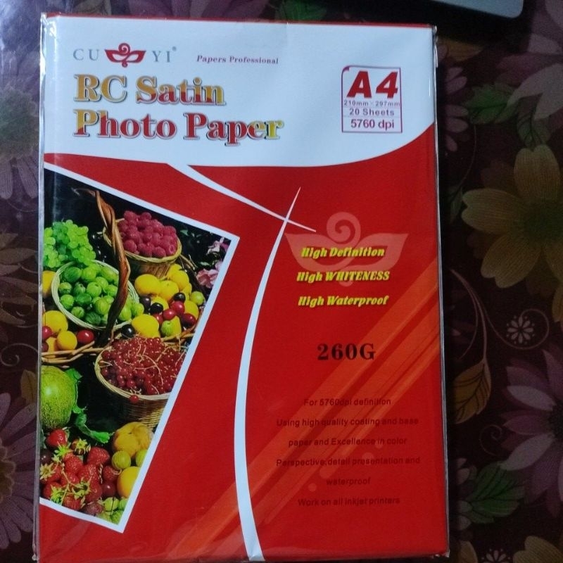 CUYI RC satin photo paper | Shopee Malaysia