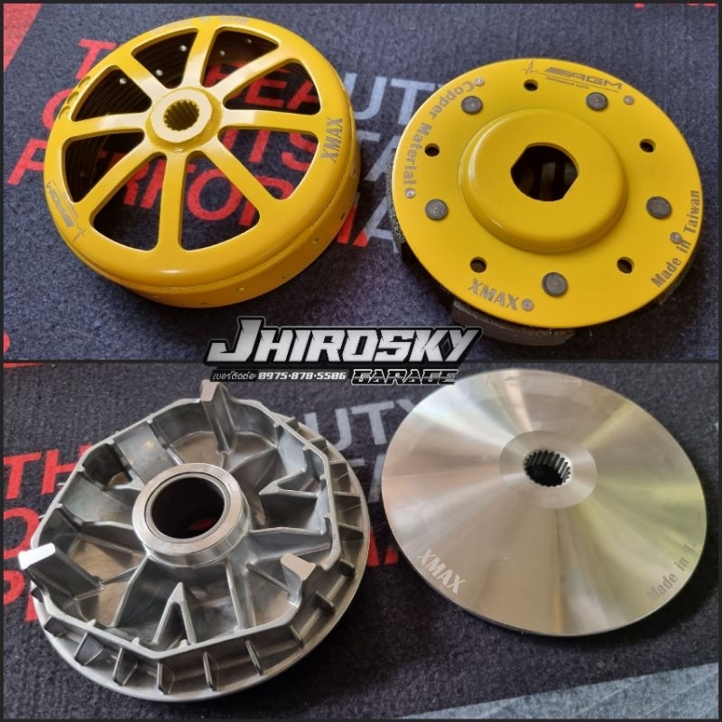 Xmax AGM Performance Parts / Clutch Bell / Clutch Lining Assy / PULLEY ...