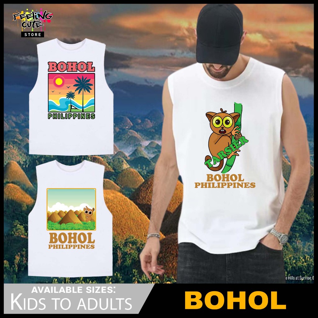 Bohol Sando Muscle Tees Summer Design Boracay Shirt for kids to Adults ...