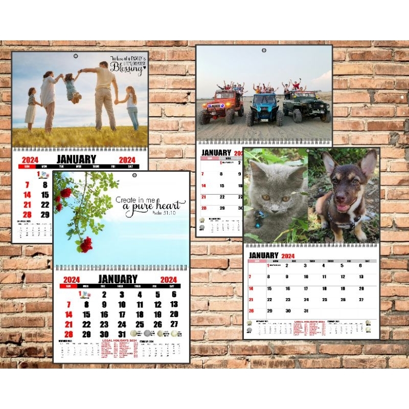 Personalized 2025 Wall Calendar A3 size | Shopee Malaysia