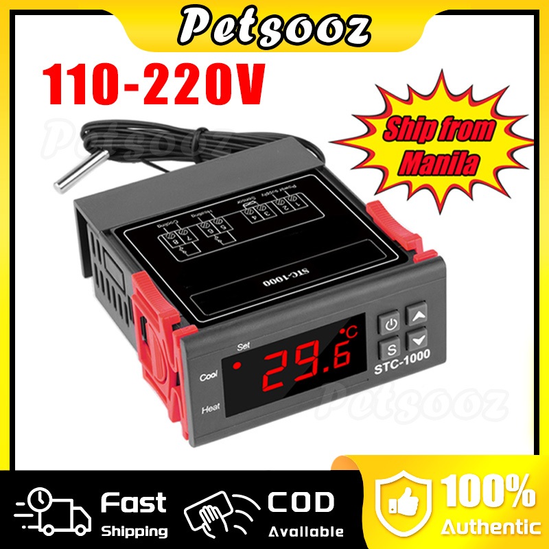 STC-1000 Temperature Controller Digital 220V Thermostat Incubator ...