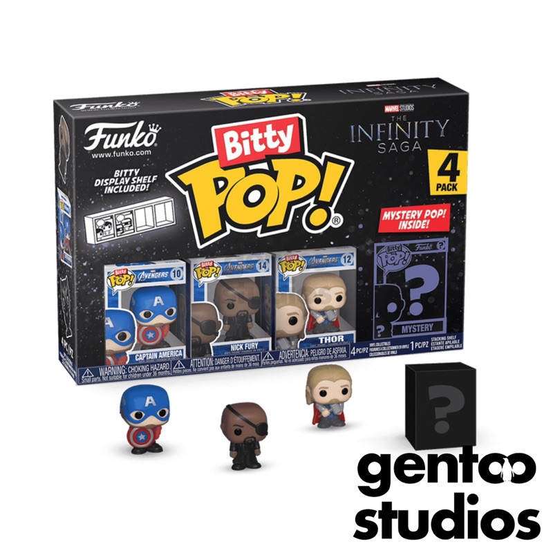 Funko Bitty Pop! Marvel Studios The Infinity Saga - 4 Pack | Shopee ...