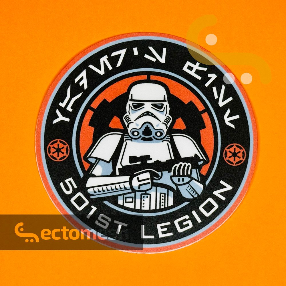 Star Wars 501st Legion Badge - Waterproof Vinyl Car Sticker by Ectomesh ...