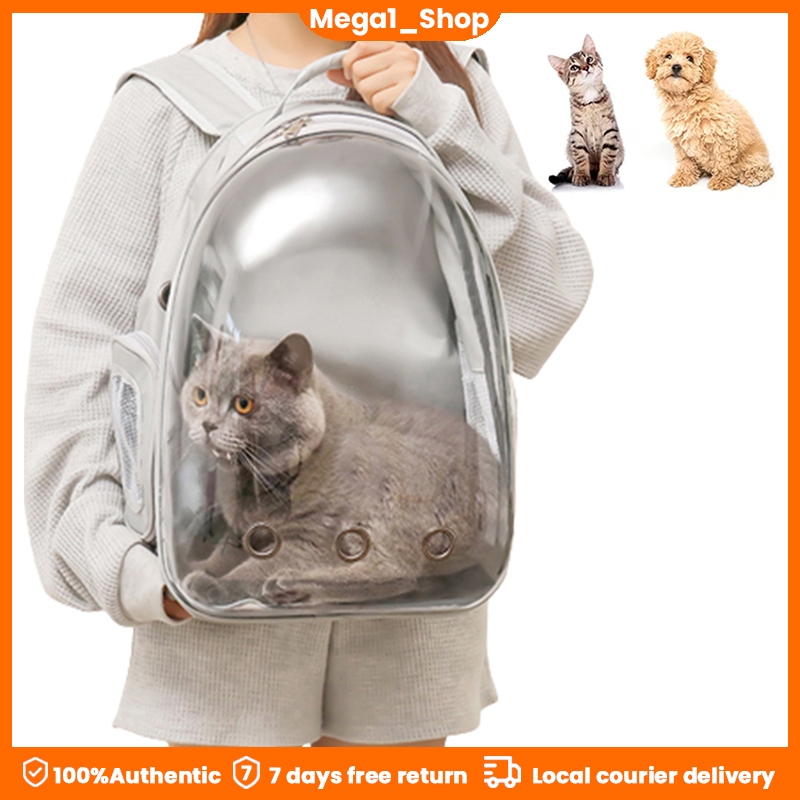 Cat Carrier Bag Pet Capsule Bag Transparent Cat Travel Bag Outdoor ...