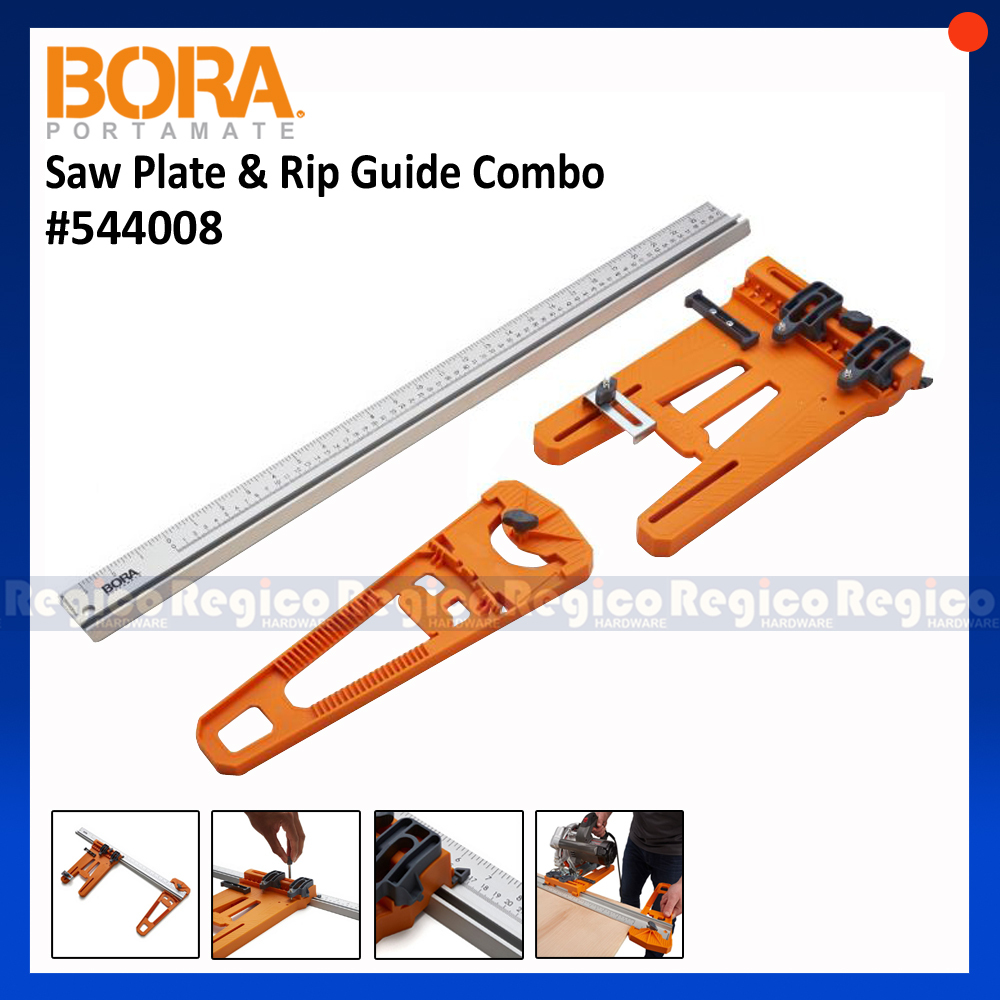 Bora 24 Inches NGX Rip Guide with Saw Plate Saw Guide Sled Rip-Cut ...